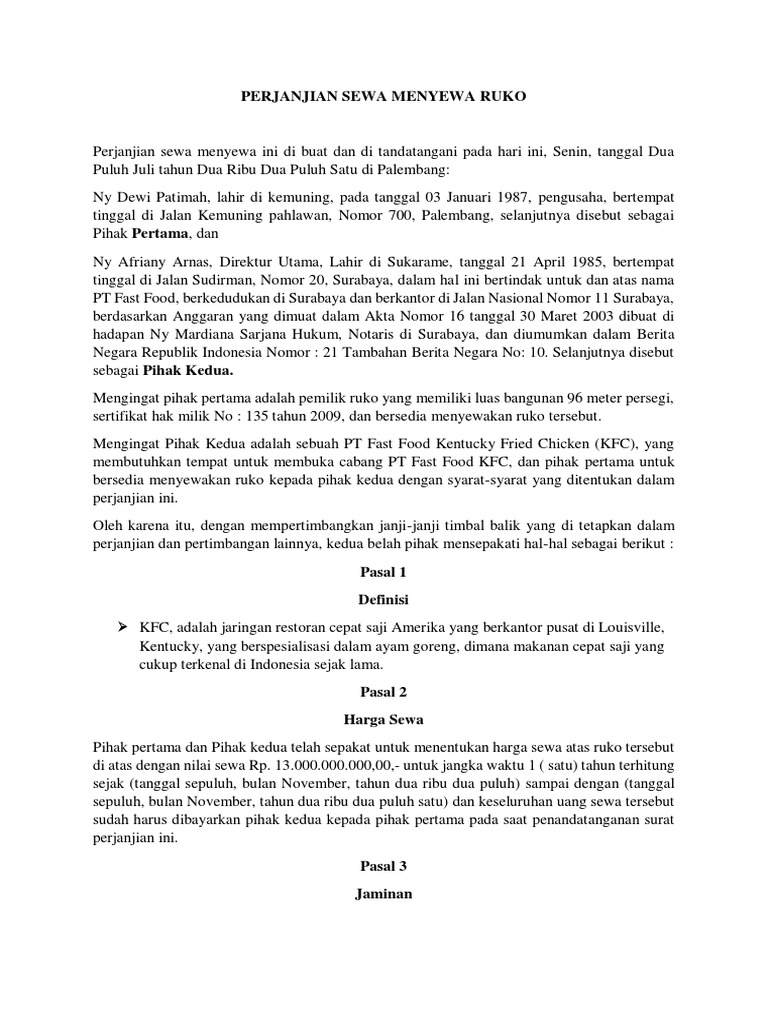 Contrak Drafting | PDF