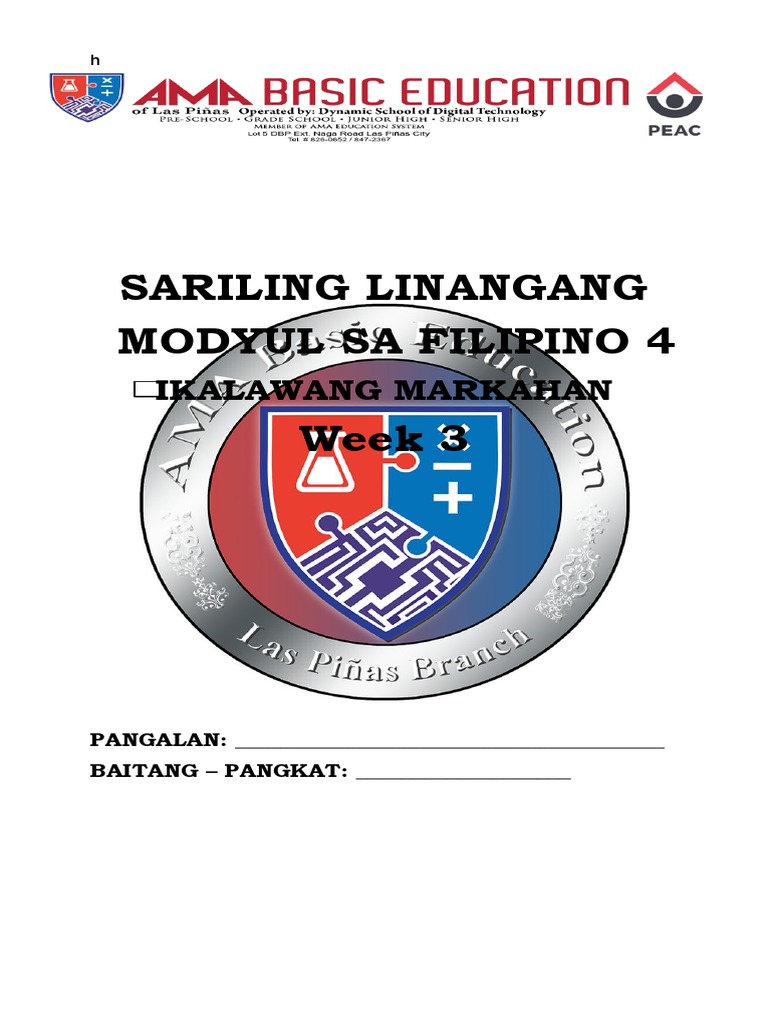 Filipino 4 q2 w3 | PDF