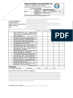 Teacher Professional Document Checklist | PDF | Teachers ...