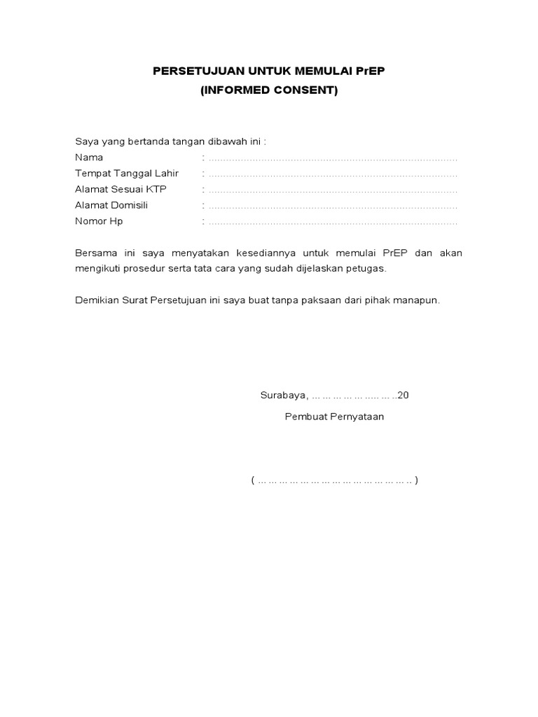 Inform Concent Prep | PDF