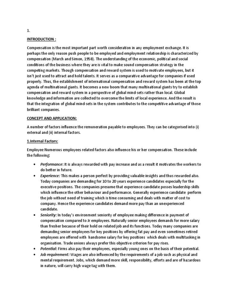 Compensation and Benefits Sem 3 Answer Sheet | PDF | Compensation And ...