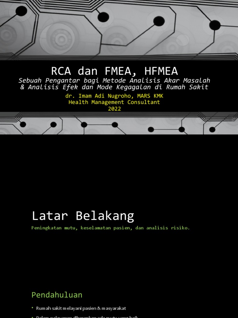 FMEA Dan RCA | PDF | Sains & Matematika