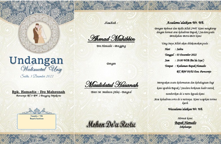 Undangan Walimah Nikah Pdf