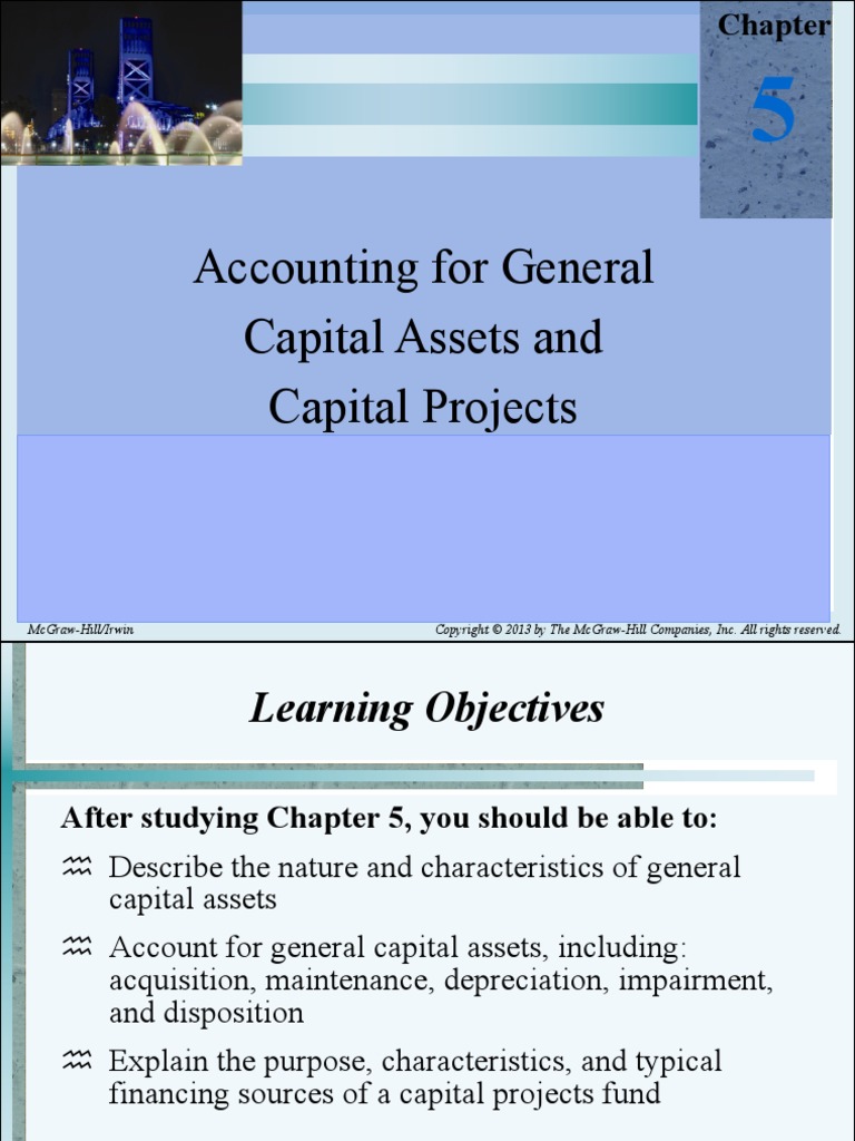Chapter 5 Accounting For General Assets and Capital Projects | Download ...