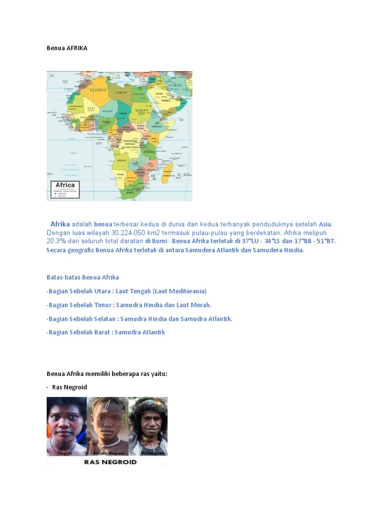 Benua AFRIKA | PDF