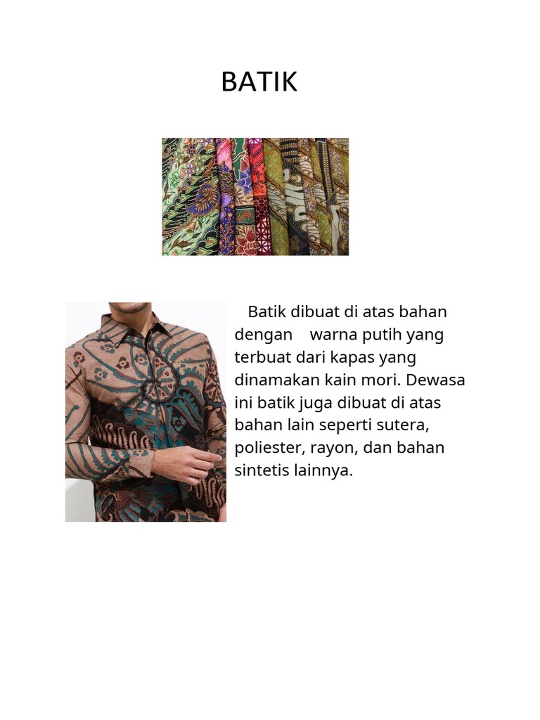 Batik | PDF