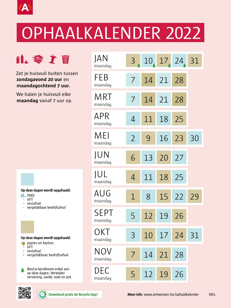 Ophaalkalender nd1 | PDF