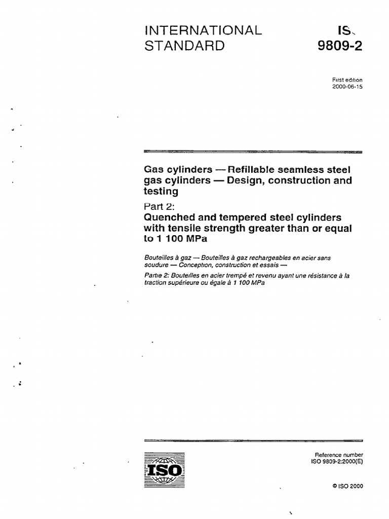 Iso 9809-2-2000 | PDF