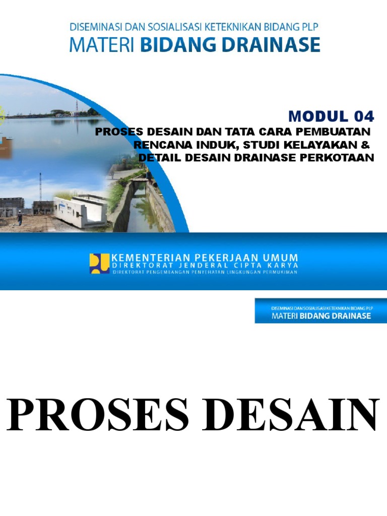 04 - Proses Desain, Tata Cara Pembuatan Mp-fs-Ded Drainase | PDF | Teknologi & Rekayasa