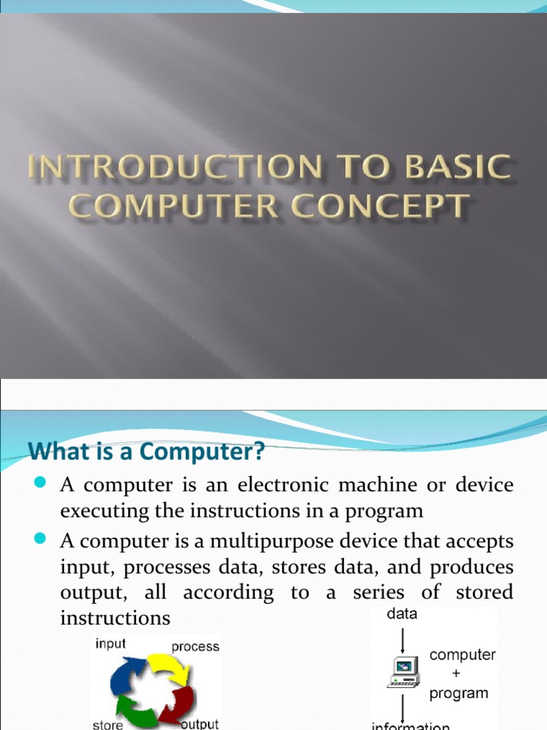 1 Basics Computer Pdf Personal Digital Assistant Computer Data Storage