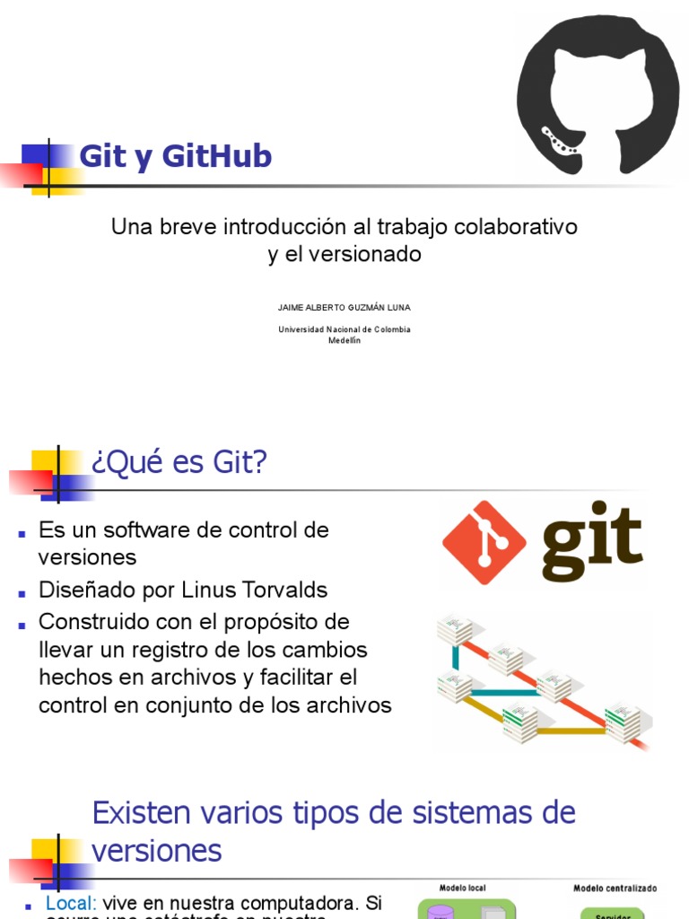 Git y GitHub | PDF | Archivo de computadora | Ingeniería Informática