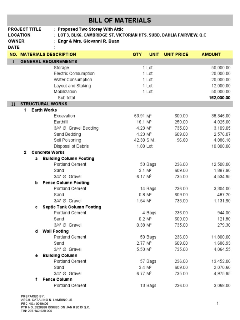 2buan (Bom) | PDF | Door | Tile