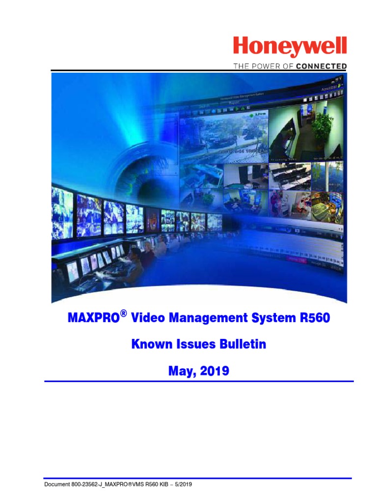 Known Issues Bulletin - MAXPRO VMS | PDF | Graphics Processing Unit | Rendering (Computer Graphics)