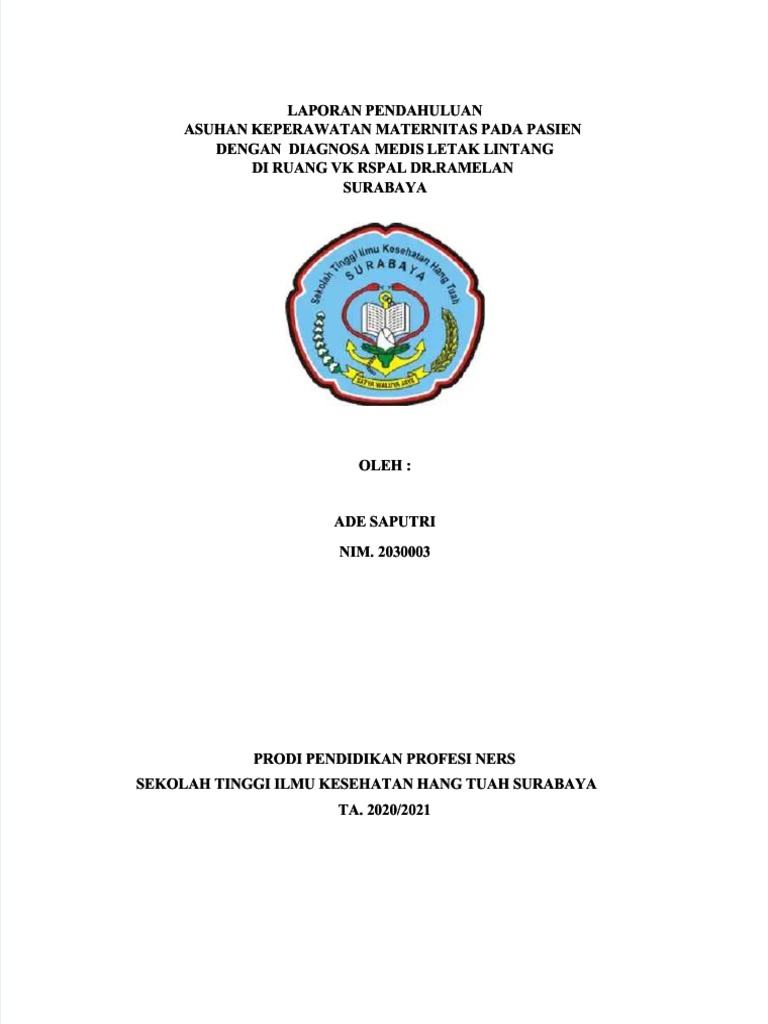 PDF Letak Lintang - Compress | PDF | Uterus | Reproductive System