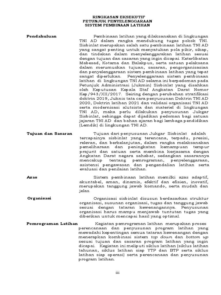 Ringkasan Eksekutif | PDF