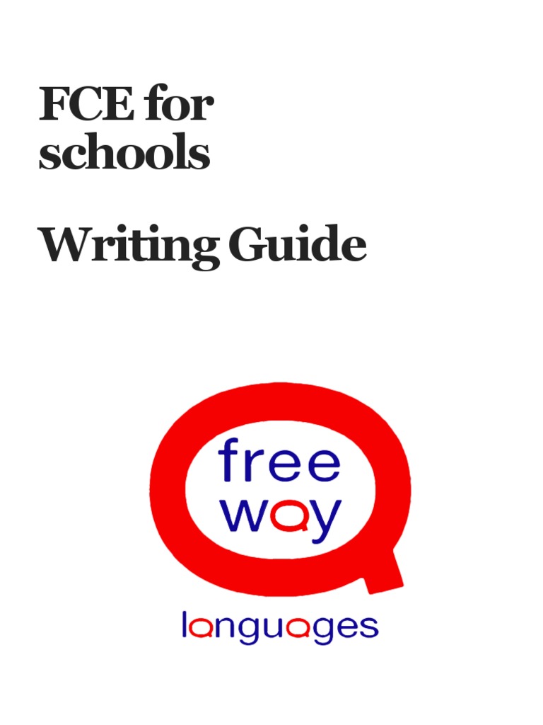 FCE Writing Guide | PDF | Grammar | Syntax