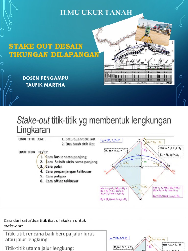 Materi 6 Desain Tikungan | PDF