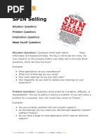 Spin Selling | PDF