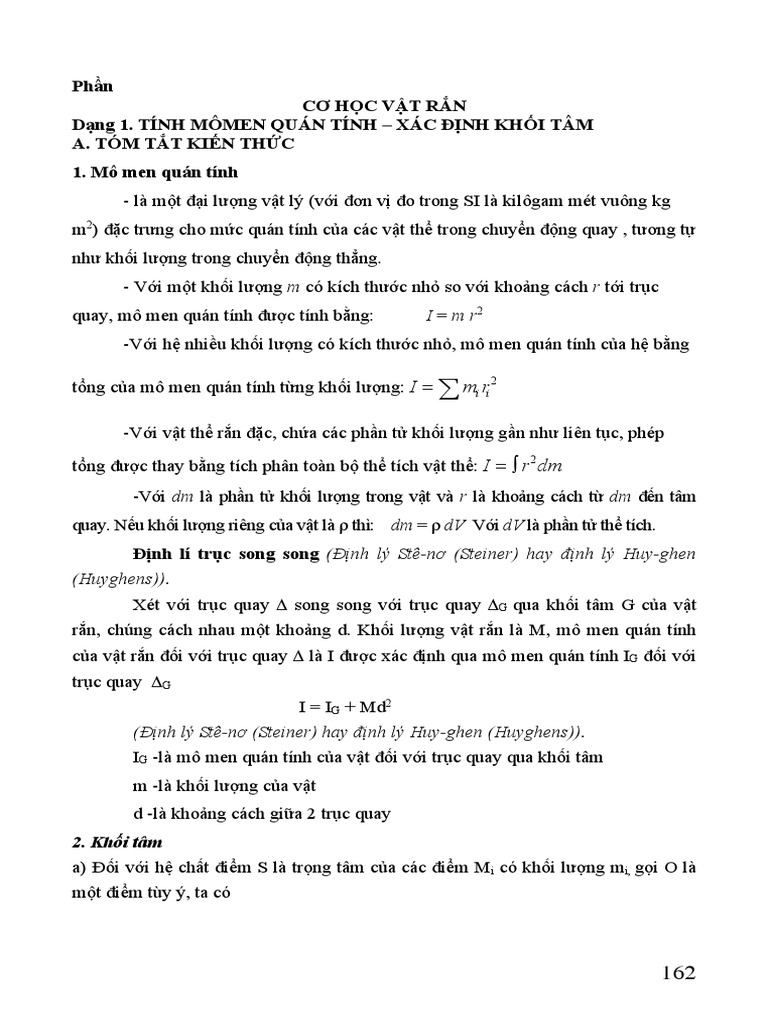 Chuyen de Nang Cao Co Hoc Vat Ran Vat Li 10 | PDF