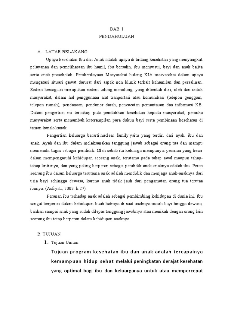 Pedoman Kia KB | PDF