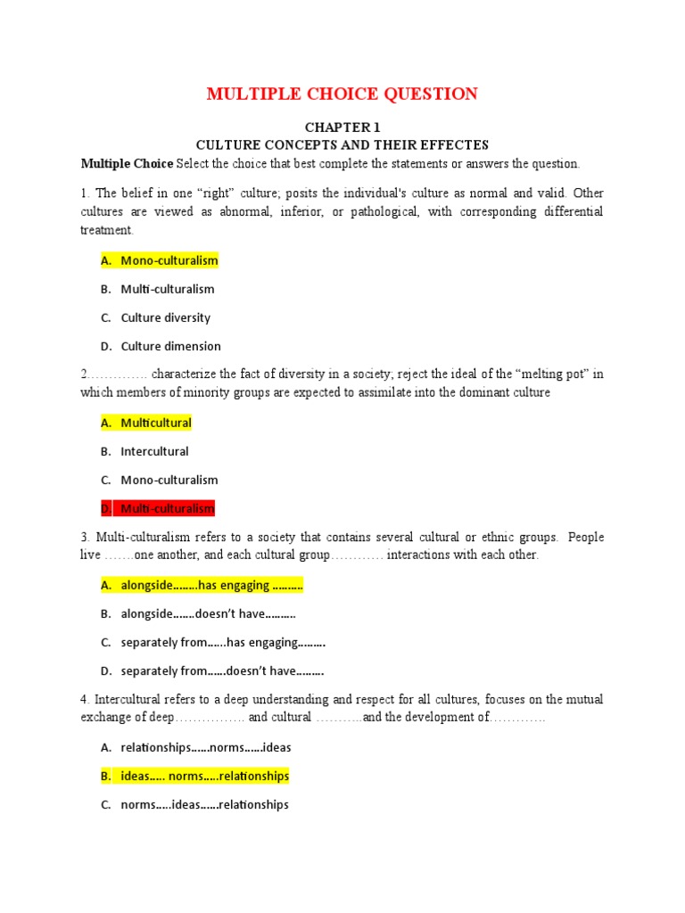 Week - Multiple Choice Question | PDF | British Empire | Schools