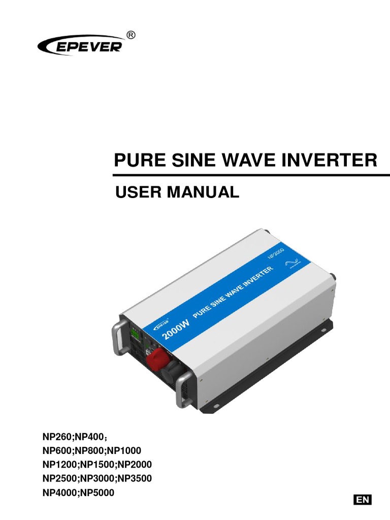 NPower Manual EN V2.3 | PDF | Power Inverter | Alternating Current