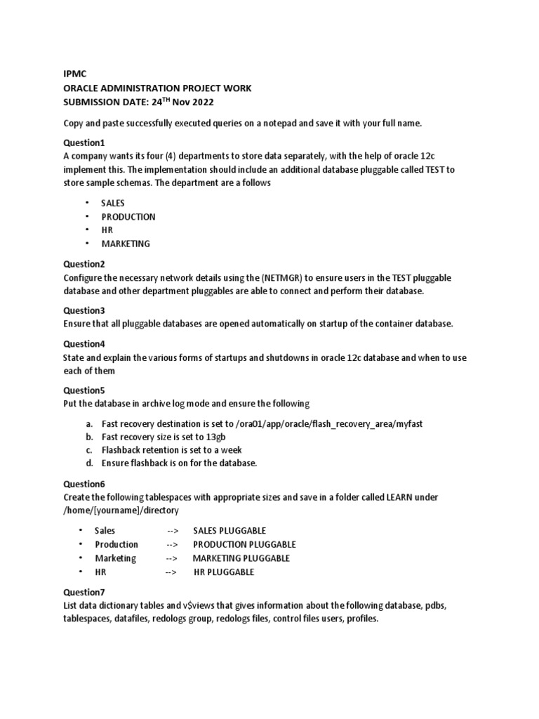 Admin Project | PDF | Databases | Computer File