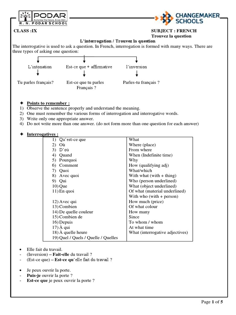 GC - Trouvez La Question | PDF