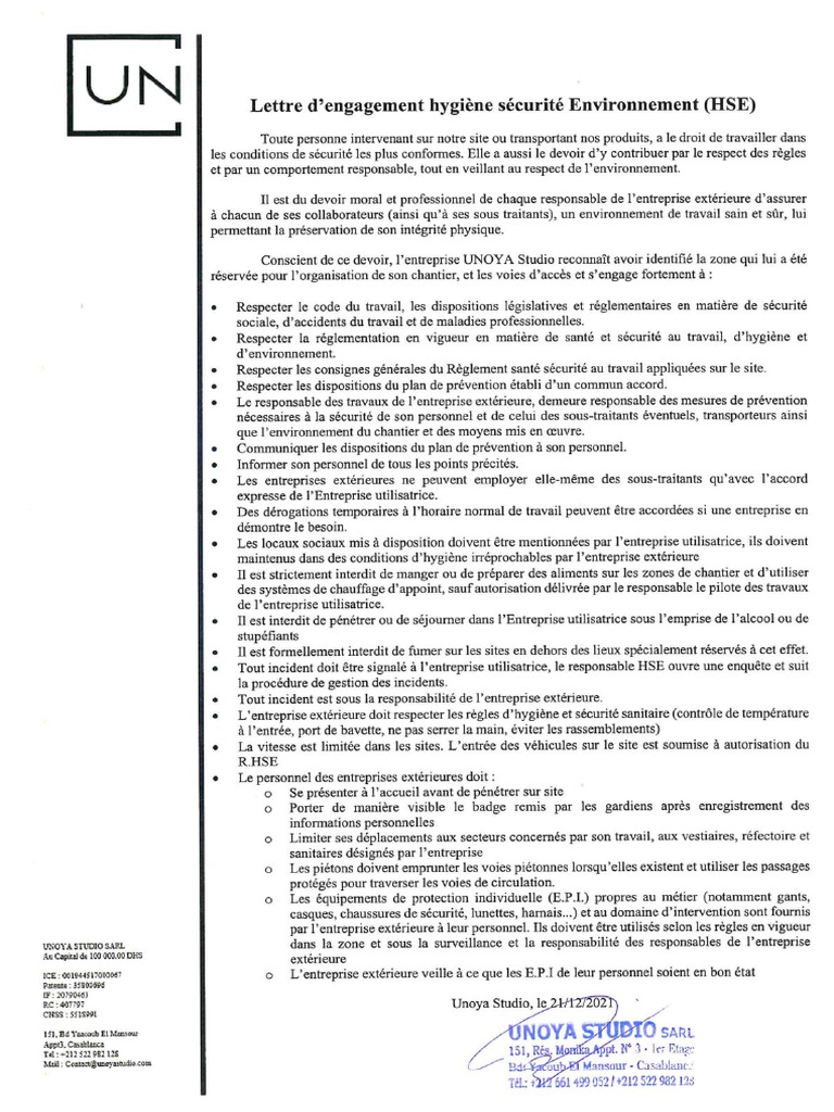 1.7.1 - Processus HSE Documenté | PDF