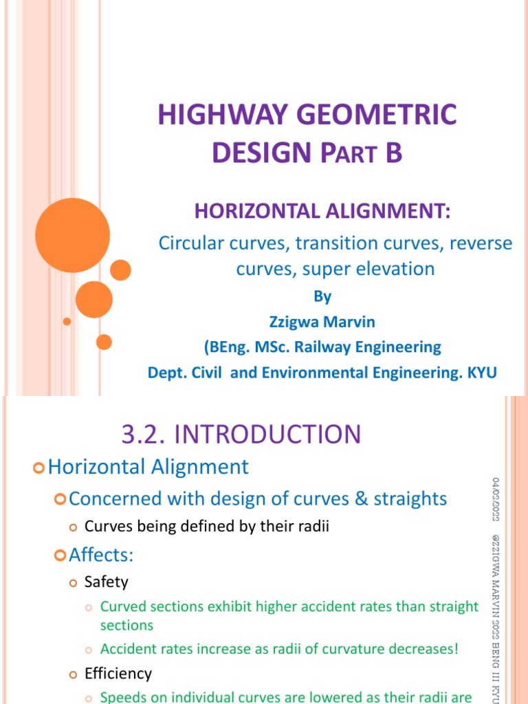 Chapter 3 Highway Geometric Design-Horizontal Alignment-Part - B | PDF ... Chapter 3 Highway Geometric Design-Horizontal Alignment-Part - B | PDF ...