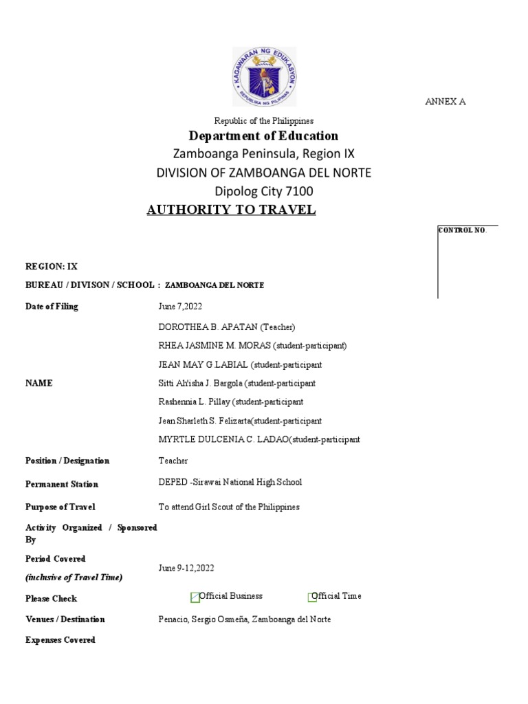 Department of Education: Zamboanga Peninsula, Region IX Division of ...