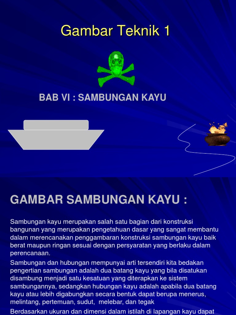 Modul 6 Sambungan Kayu (KGE 1B) | PDF
