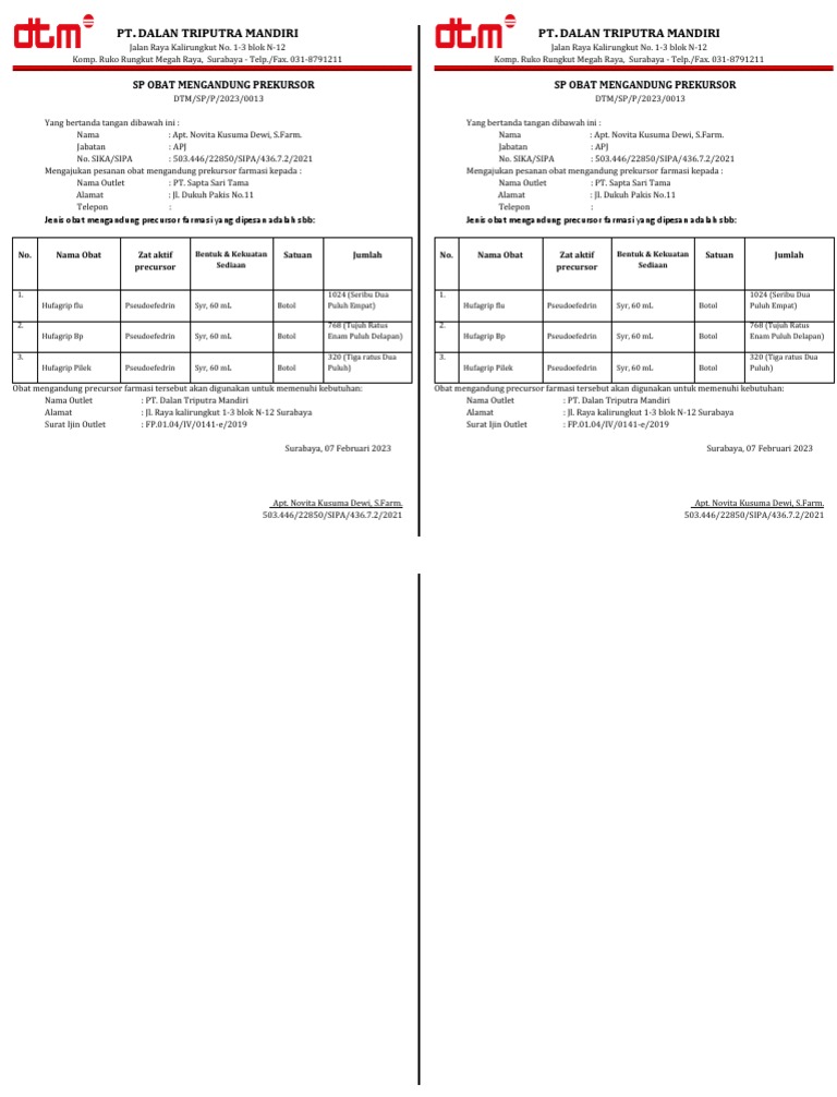 SP Prekursor (Fix) 2023 | PDF