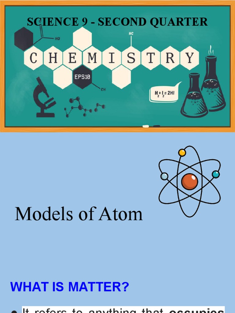 Q2 - Atomic Models - Module 1 - Lesson 1 | PDF | Science & Mathematics