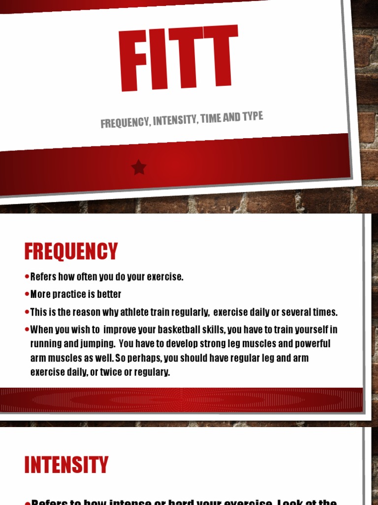 FITT | PDF | Self-Improvement | Lifestyle