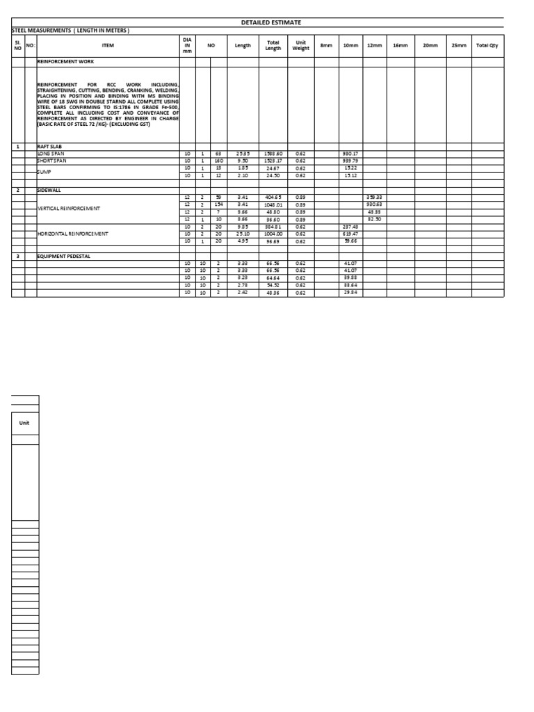 Steel Quantity For Hexane Storage Tank | PDF
