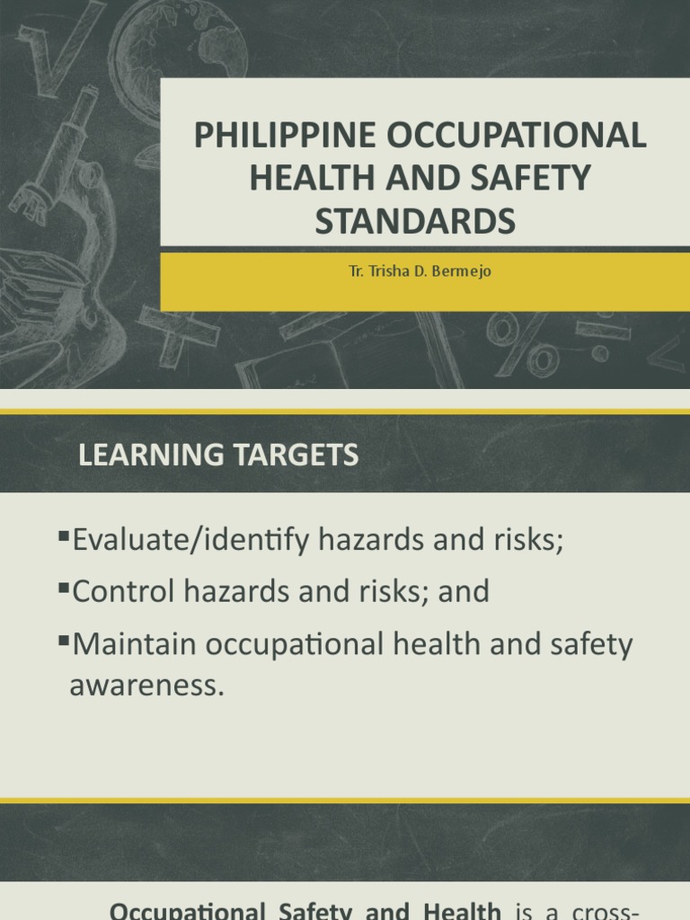 Occupational Health and Safety Standards in the Philippines: Preventing ...