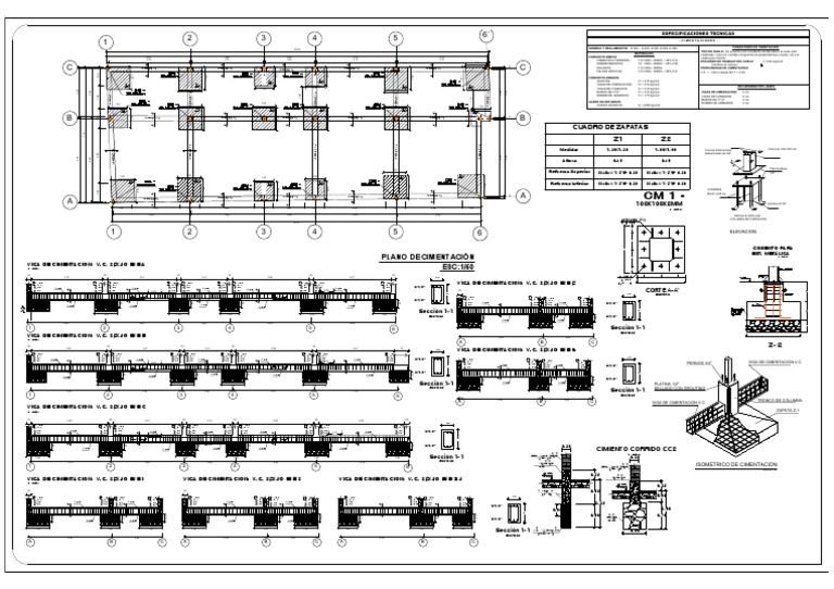 Estructuras Model | PDF | Fundación (Ingeniería) | Bienes raíces