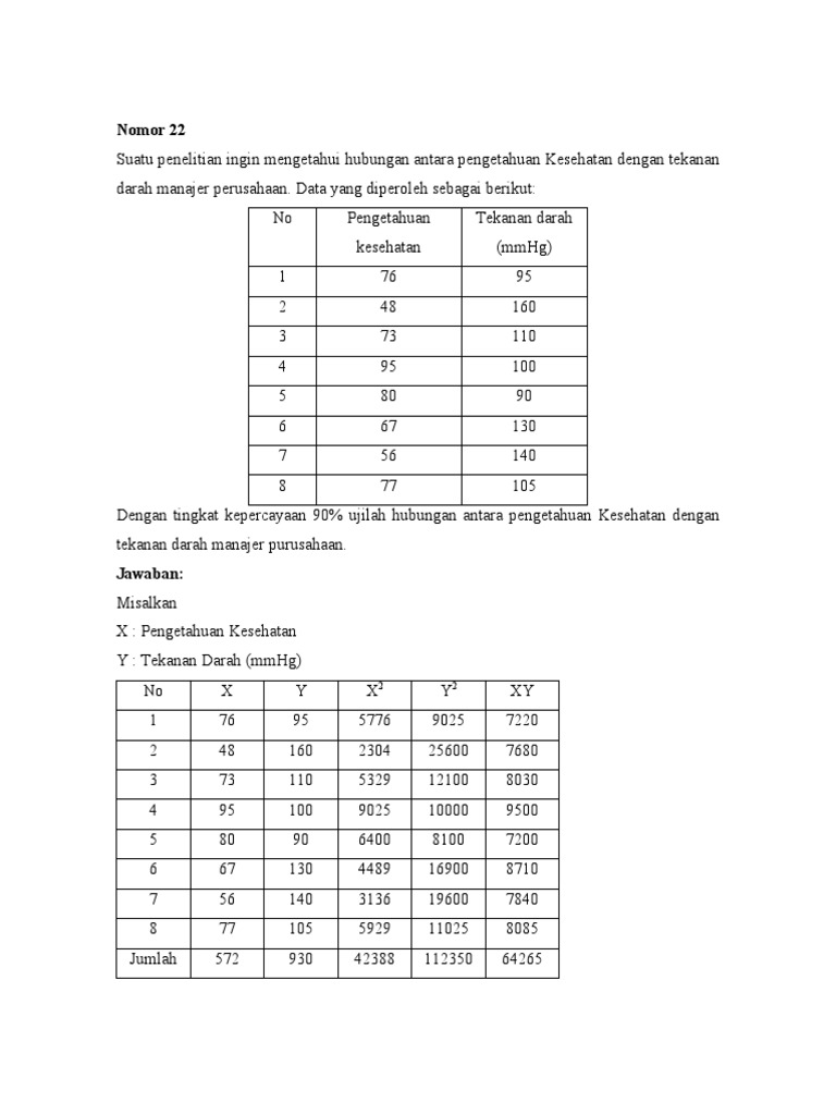 Jawaban Statistika 414 | PDF