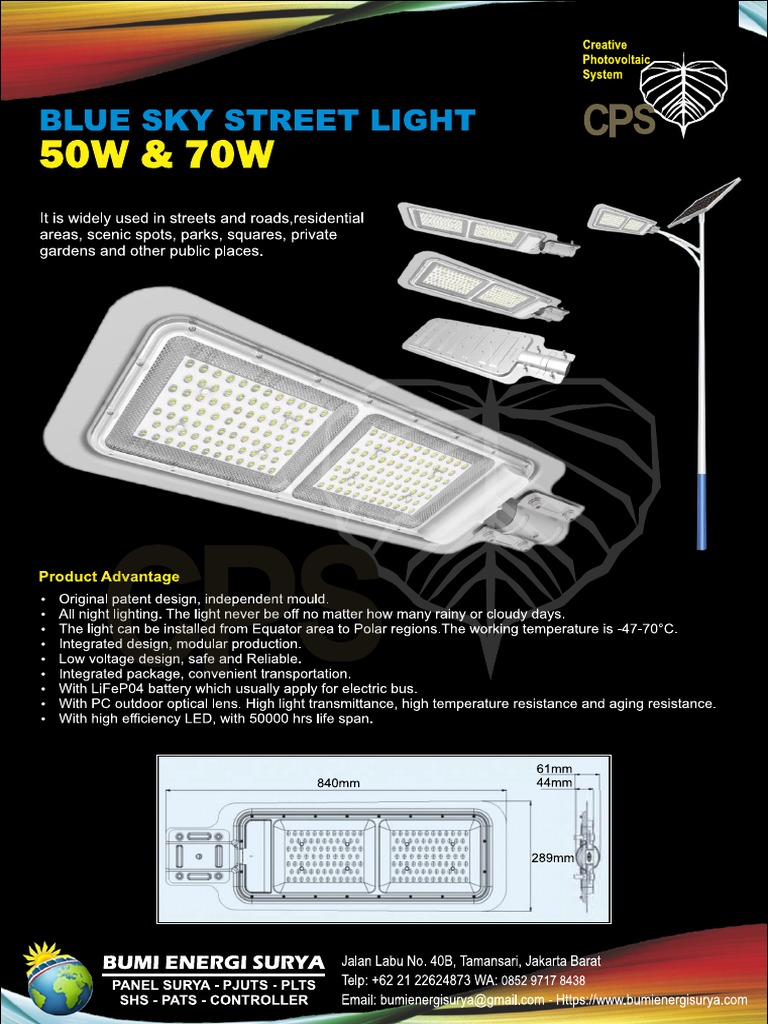 Pjuts 2in1 Blue Sky 50w 70w - Bes | PDF