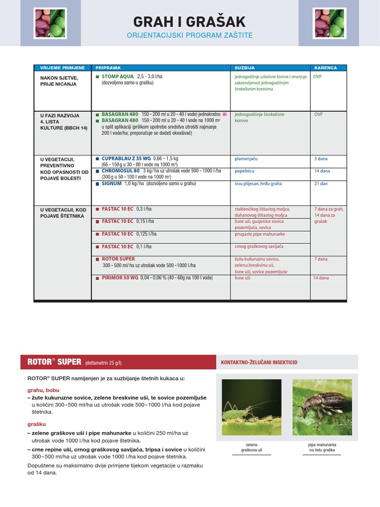 Povrtlarstvo-2020-Grah I Grasak | PDF