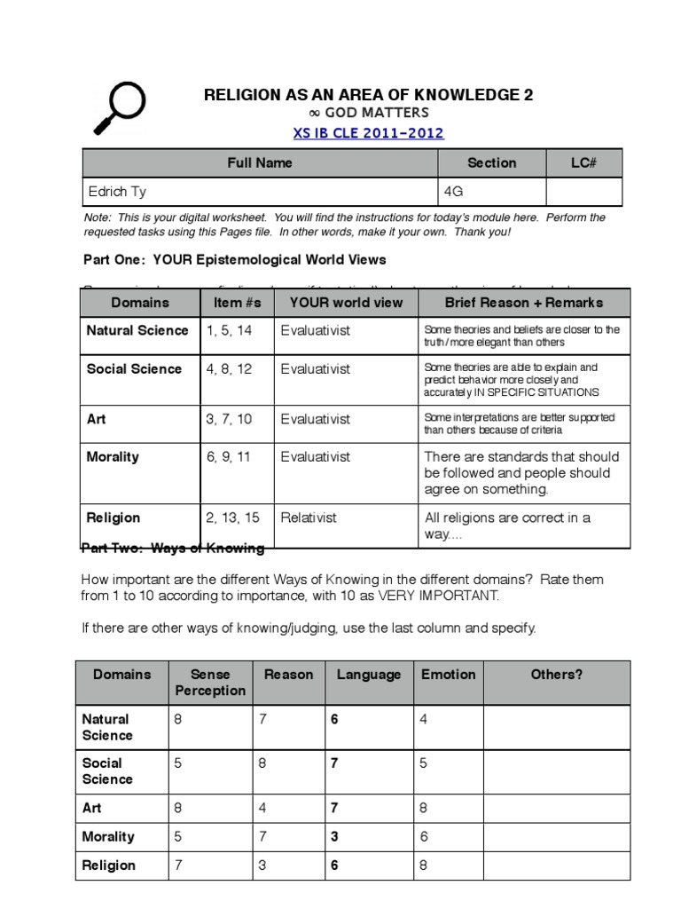 Xsibcle2012 AOK Module2 | PDF | Theory | Science