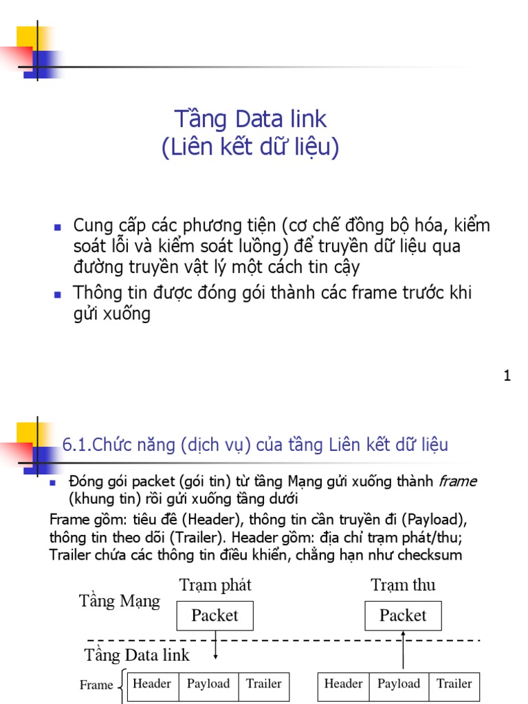 Chương 6-Tầng Data Link | PDF