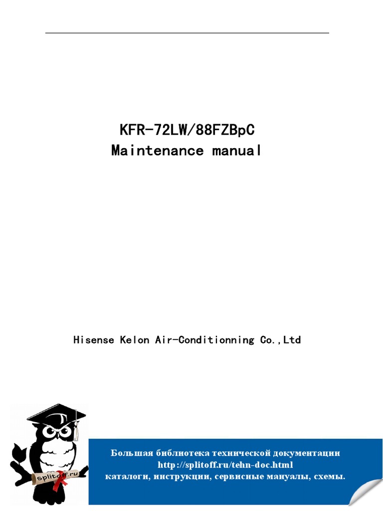 AIR CON GREE KFR-72LW Manual | PDF | Air Conditioning | Power Supply