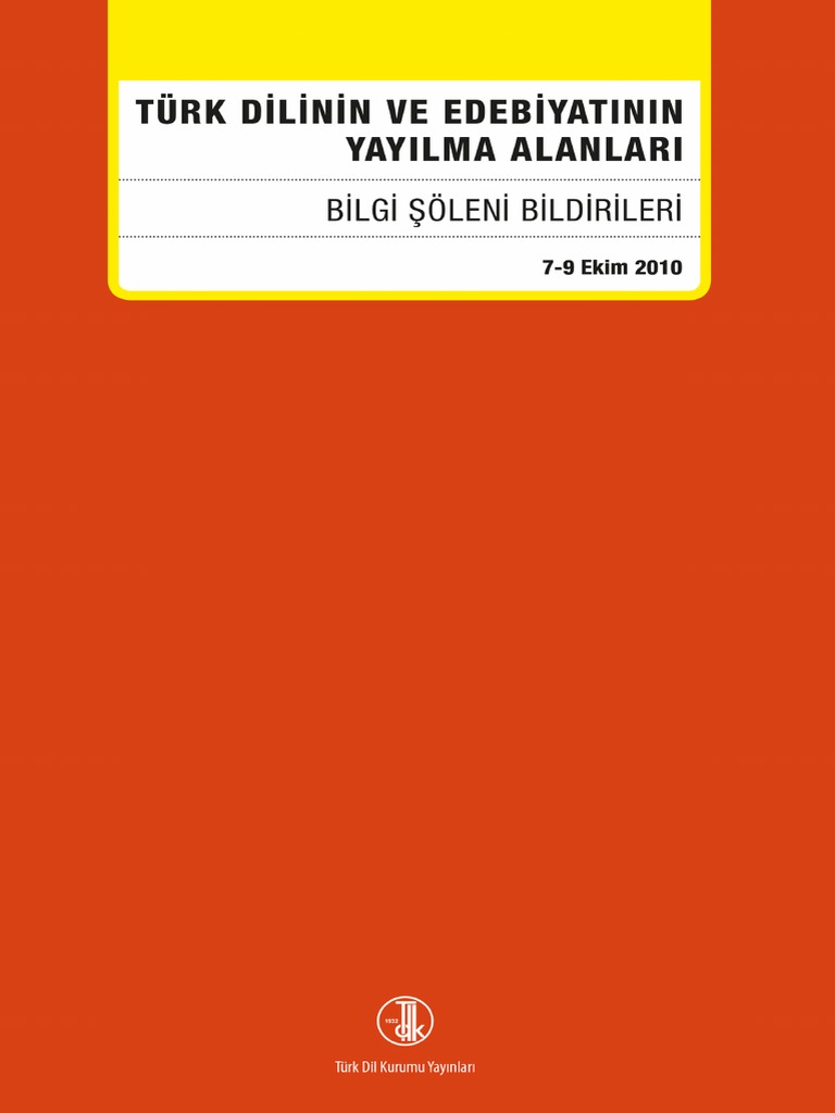 Türk Dili Ve Edebiyatının Yayılma Alanları | PDF