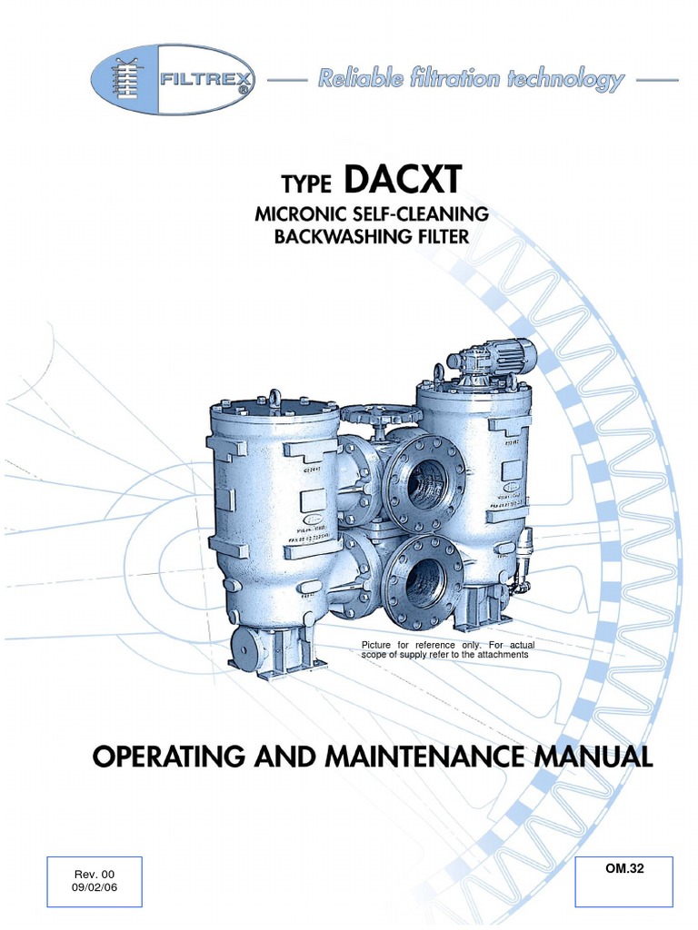 FILTREX ANIKA OM-32 DACXT - Ing | PDF | Valve | Filtration
