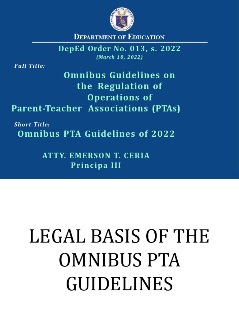 DepEd Order No. 013 S. 2022 | PDF