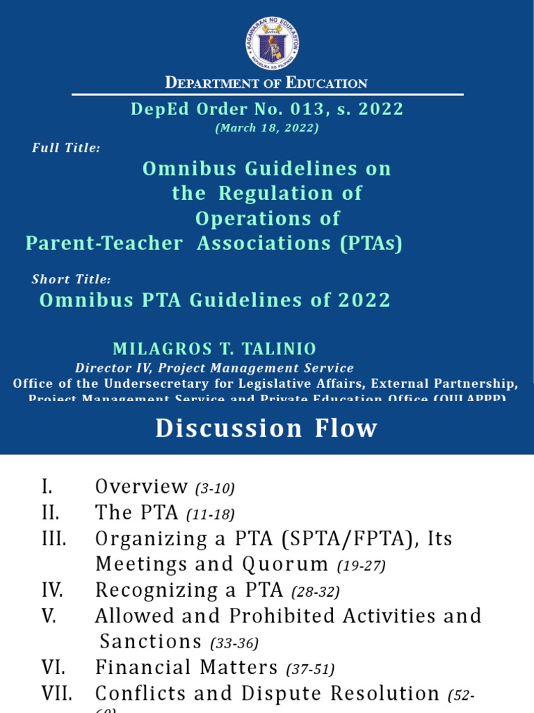 DepEd Order No. 013 S. 2022 | PDF
