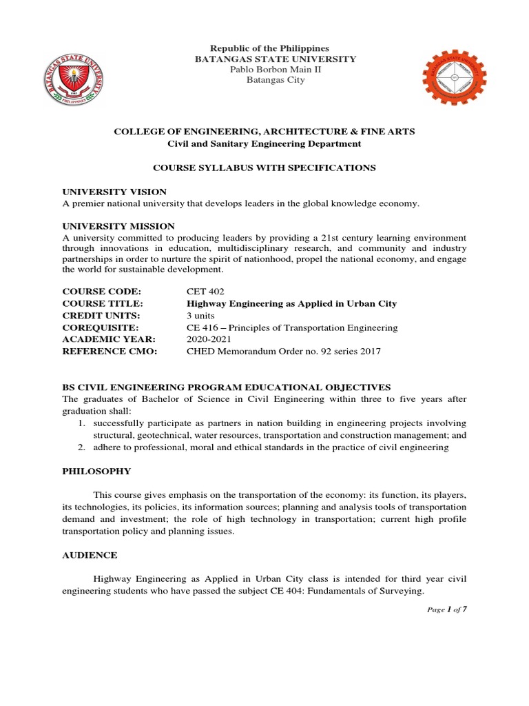 CET 402 Syllabus | PDF | Engineering | Academic Dishonesty