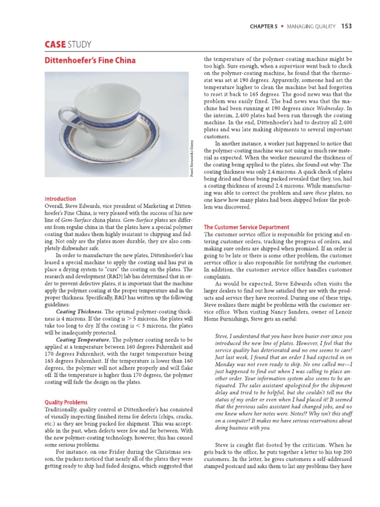Case 5 - Dittenhoefer - S Fine China | PDF